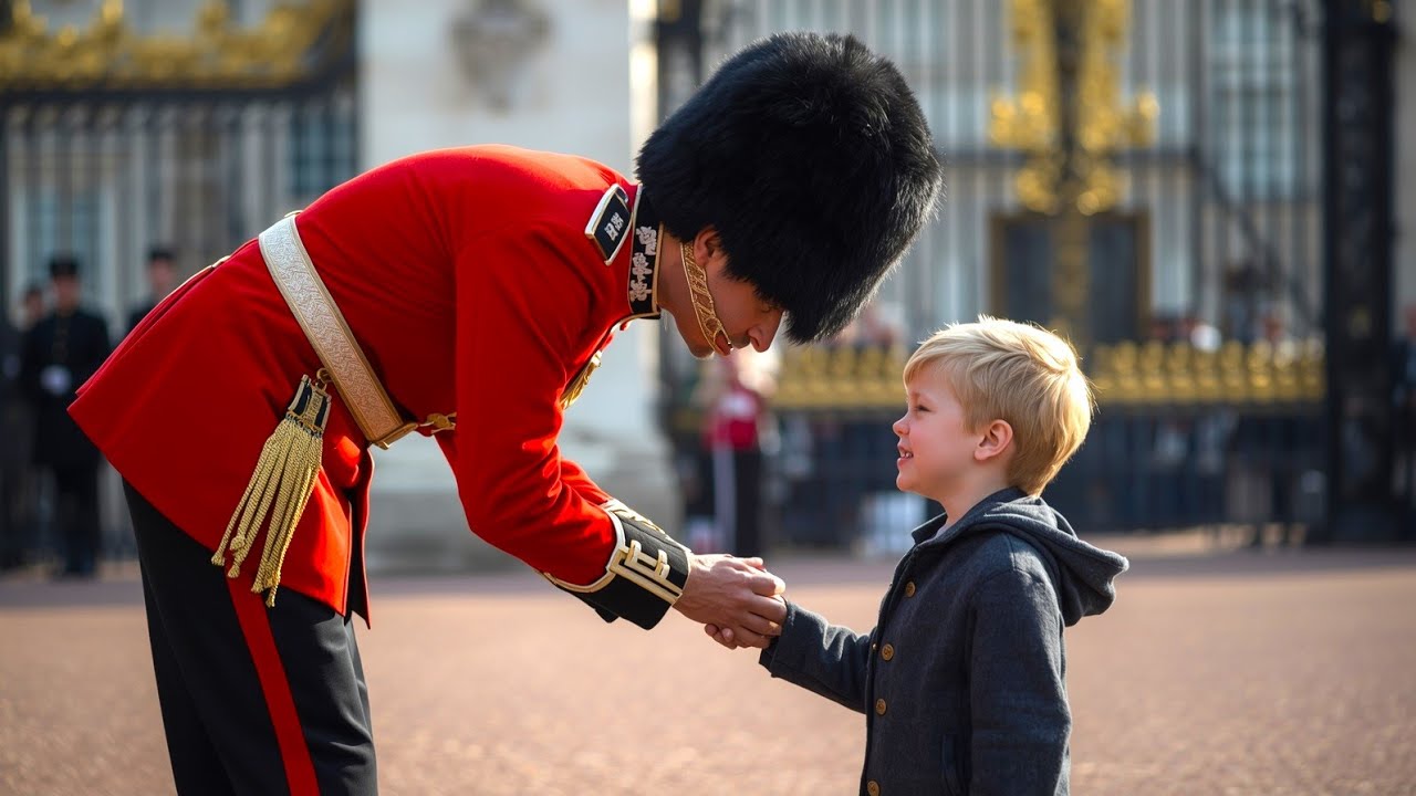 Royal Guard Defies Protocol to Help a Lost Boy Reunite with His Mother ...