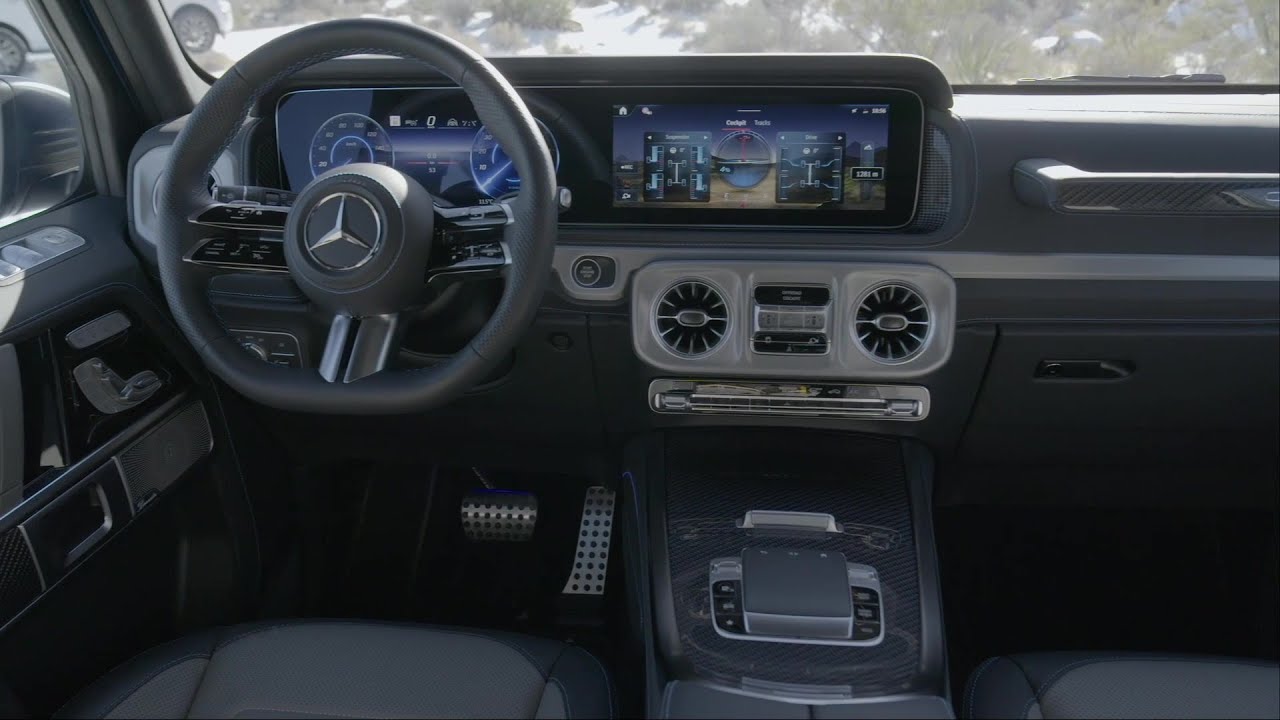 Die neue elektrische Mercedes-Benz G-Klasse - Das Interieur - G-Klasse ...