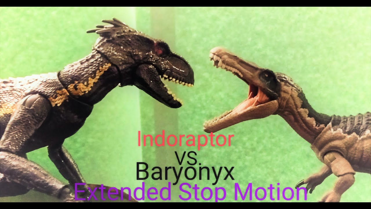 Indoraptor (Ripper) VS. Baryonyx - Jurassic World Extended Stop Motion ...