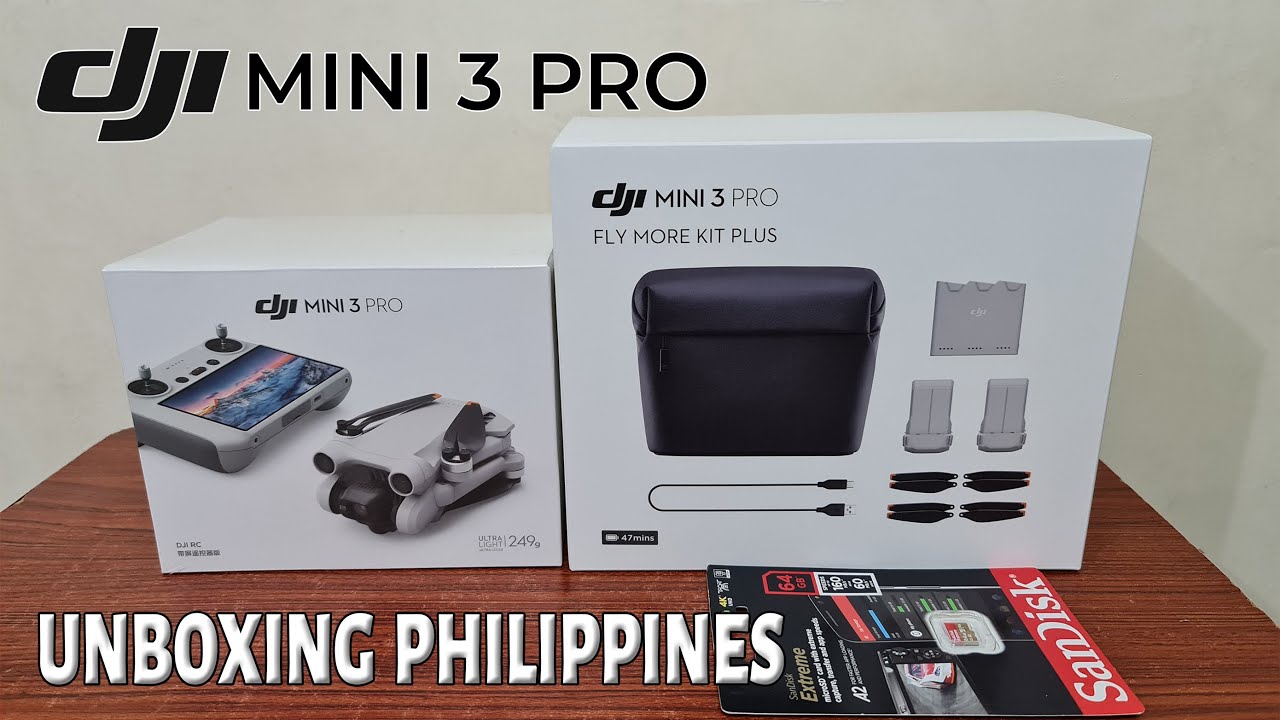 DJI MINI 3 PRO UNBOXING Philippines | Our Simple Way of Living - YouTube