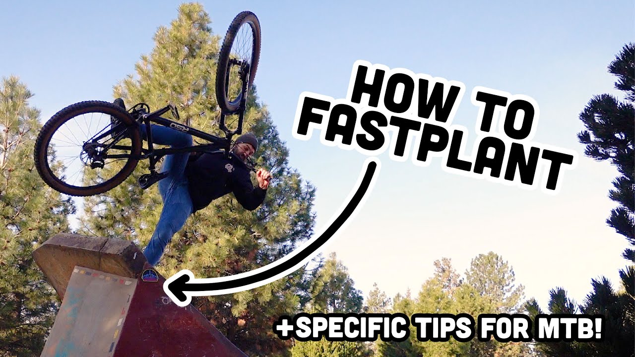 How To Fastplant (aka Footplant) Your Mountain Bike - YouTube