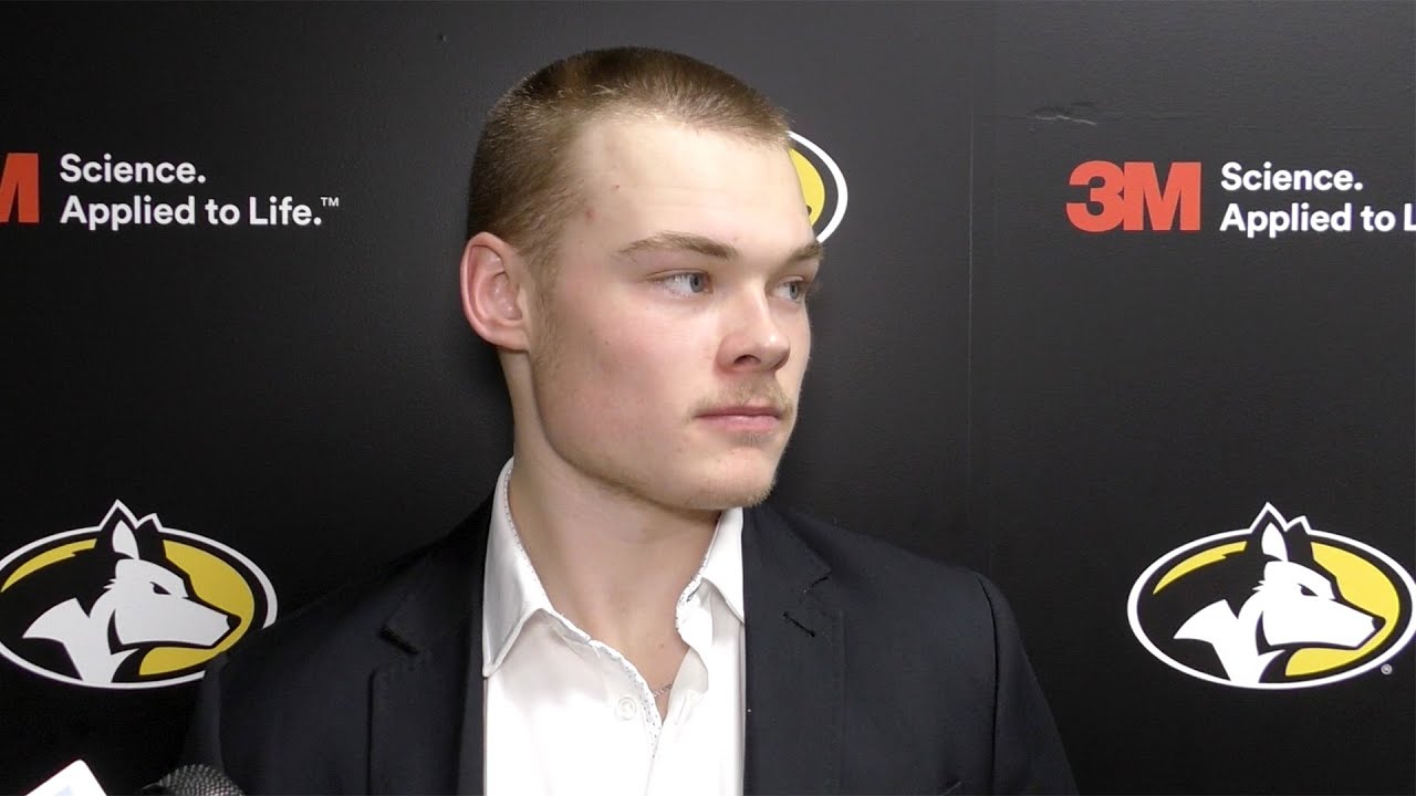 Tech Hockey | Isaac Gordon NMU Postgame | 01.24.25 - YouTube