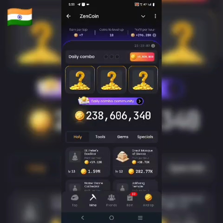 Zencoin Daily Combo Card 1 October | Zen coin Today Combo #zencoin #combo #airdrop #mining # ...