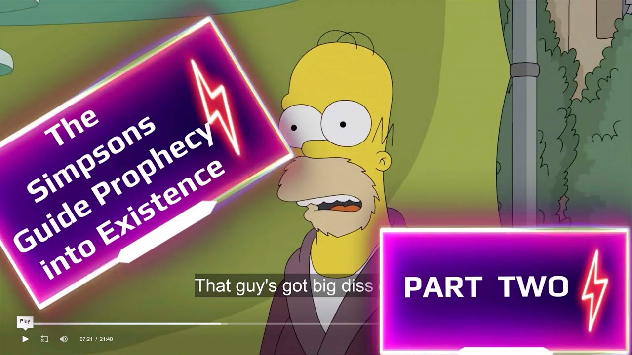The Simpsons Guide Prophecy into Existence, PART TWO, Tuesday 10 Sept ...