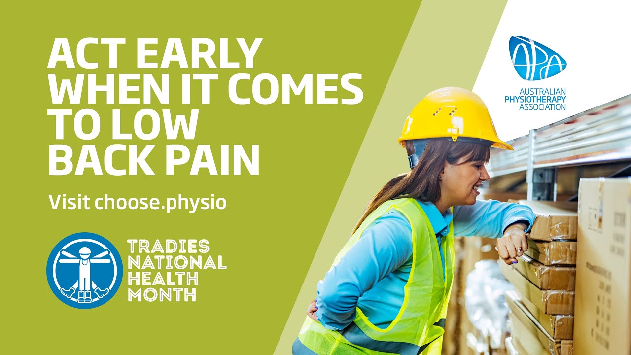 Act early when it comes to low back pain. - YouTube