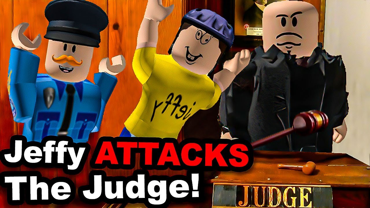SML ROBLOX: Jeffy Attacks The Judge! - YouTube