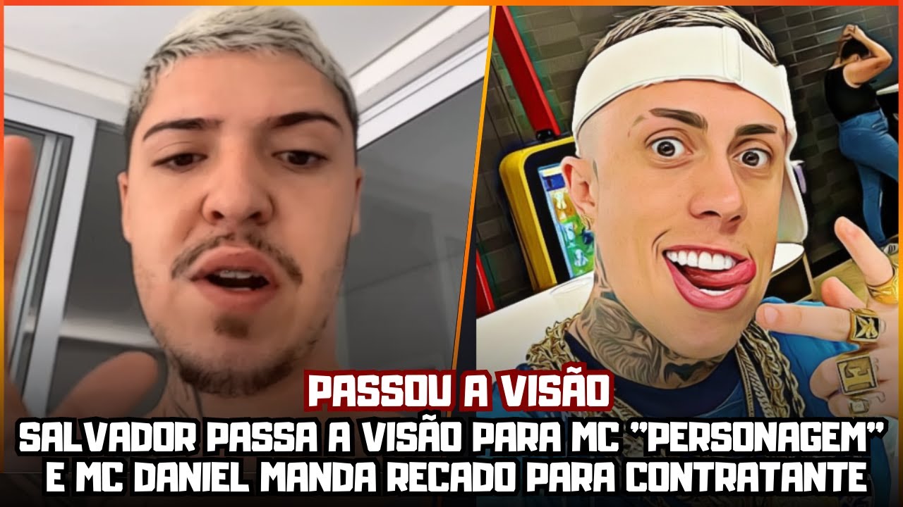 SALVADOR DA RIMA PASSA A VIS40 PARA MC "PERSONAGEM" E MC DANIEL MANDA ...