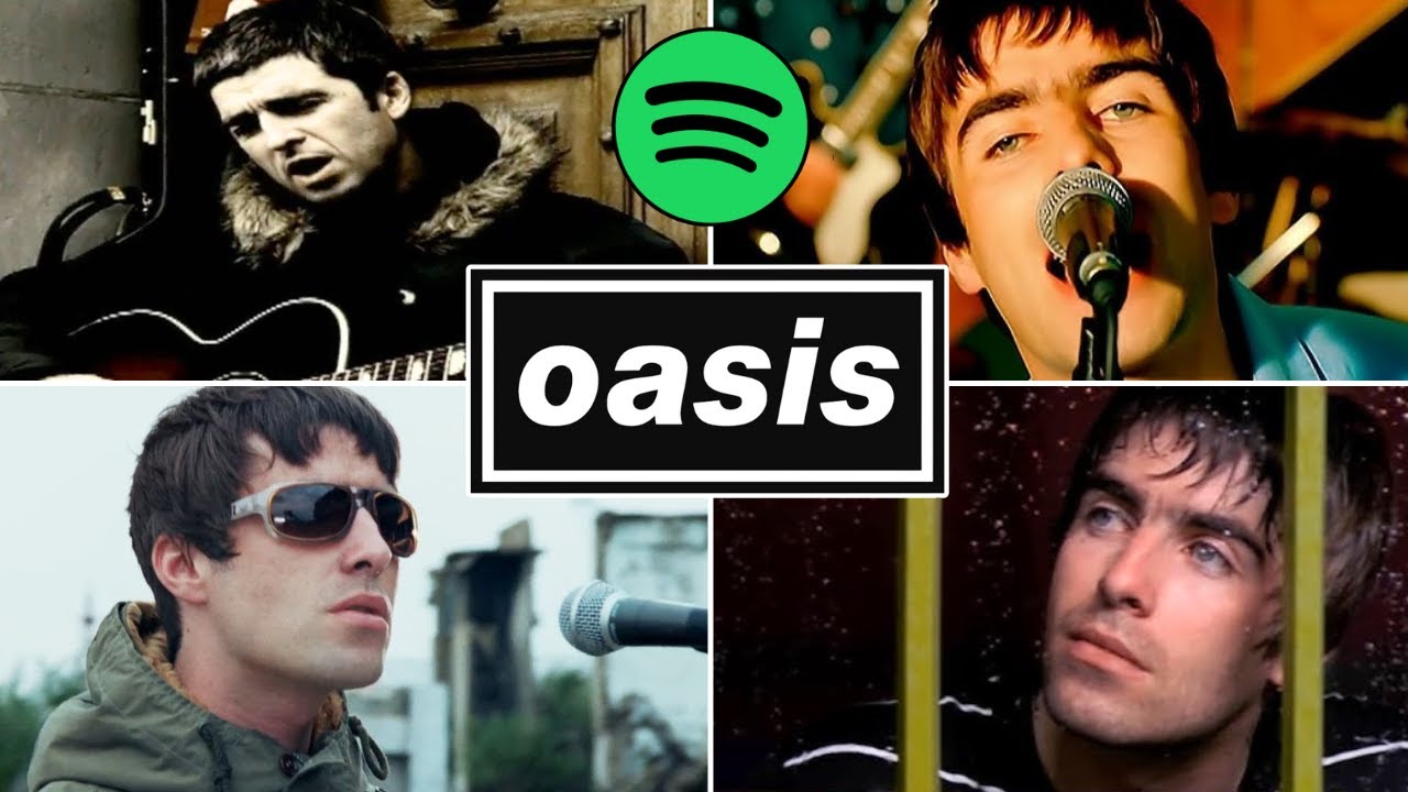 Top 30 Most Streamed Oasis Songs! (Spotify) Oasis Live '25 - YouTube