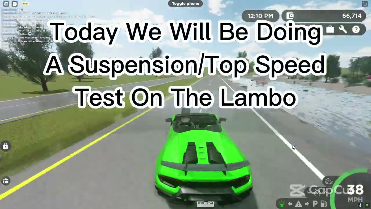 Lamborghini Suspension And Top Speed Test! - YouTube