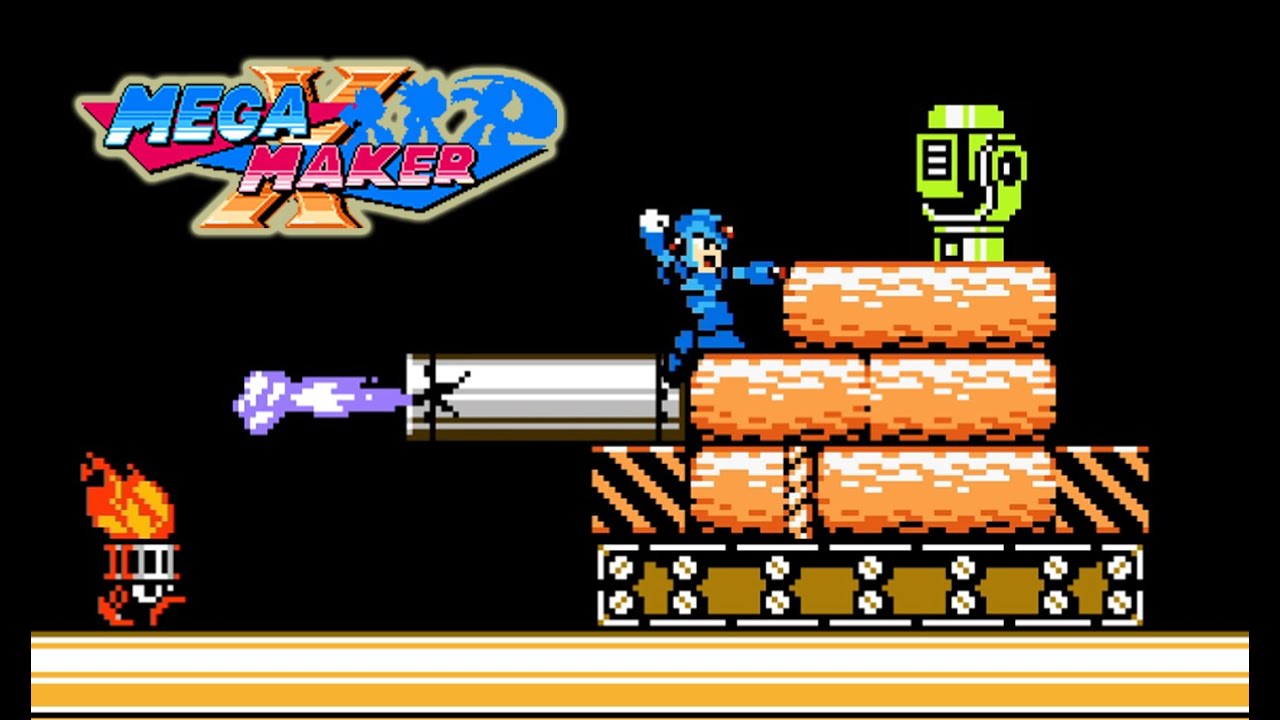 Mega Man Maker X- SMB3 Tank stages 1 and 2 - YouTube