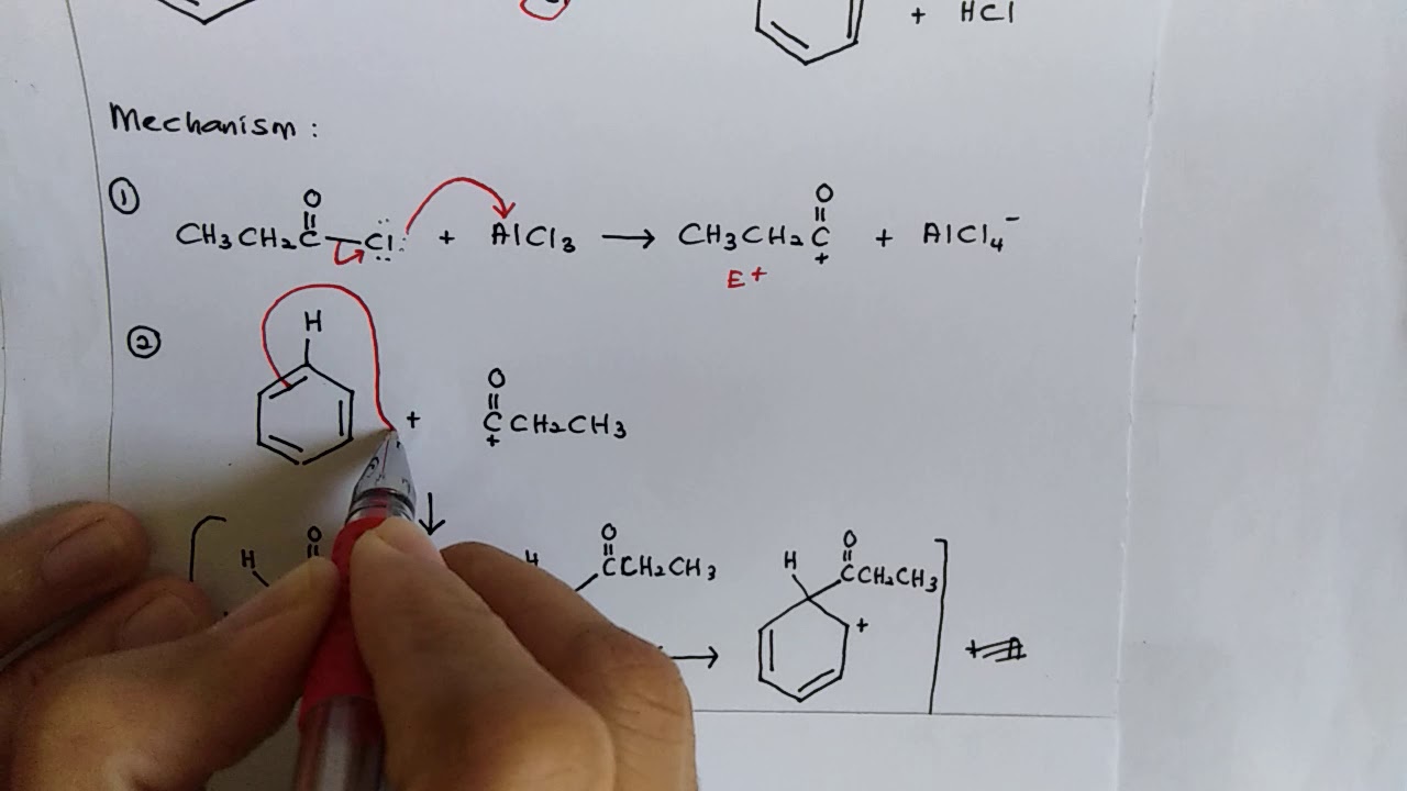 Chapter 6: BENZENE mechanism Acylation - YouTube