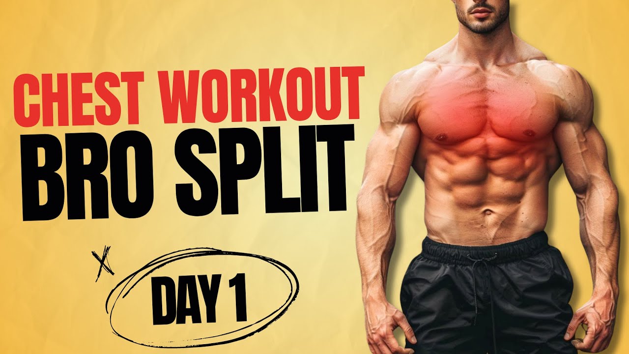 Chest Workout with Dumbbells (Bro Split Day 1) | Interactive Workouts ...