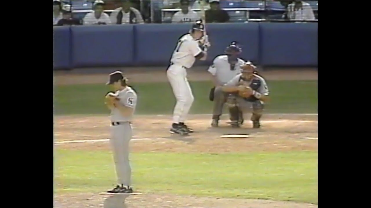 Angels at Yankees - 7-25-1993 (End of Game - Comeback Win) - YouTube