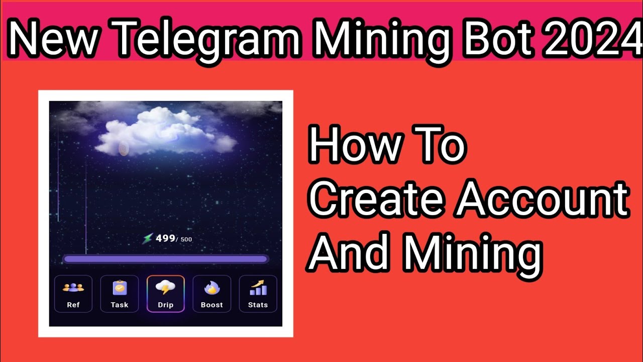 New Telegram Mining Bot | How To Create Account | Full Guide Step by ...