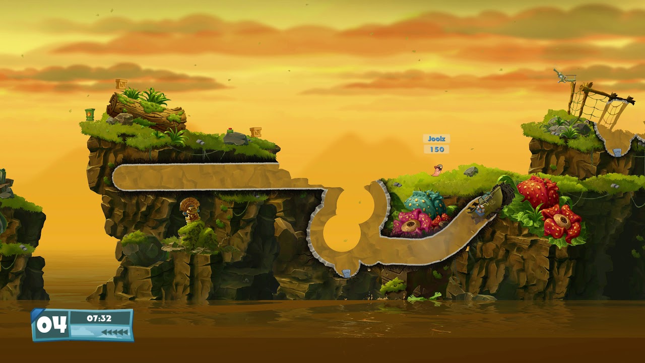 WORMS W.M.D. online multiplayer (first time) - YouTube