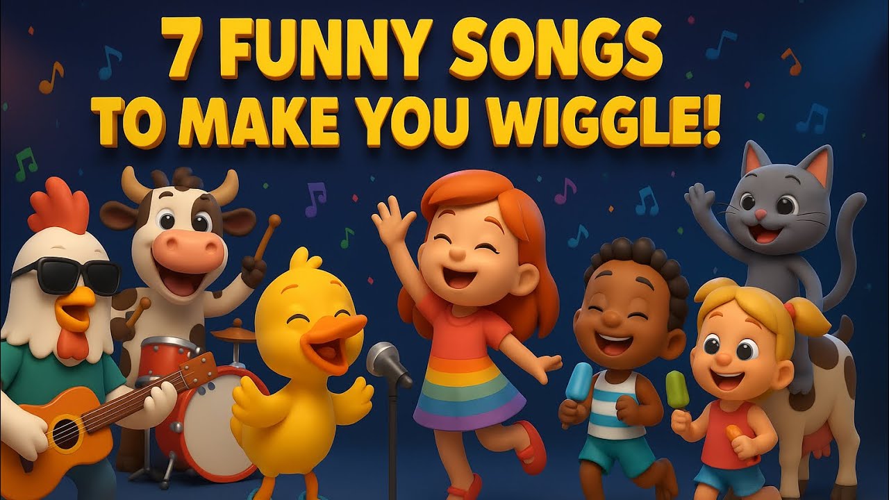 7 Fun Songs to Sing, Dance, and Wiggle Along! | kids song in english ...