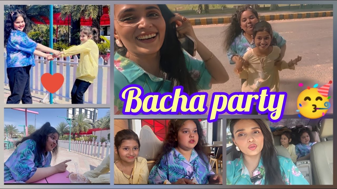 Bacha Party |Chill Day with kids Mano with Fajar| - YouTube