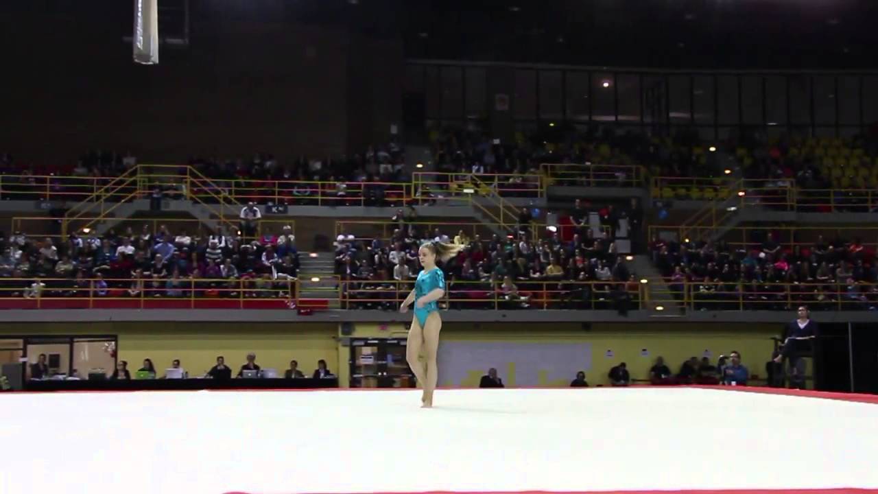 Sydney Townsend - Floor Final - Gymnix Challenge 2015 - YouTube