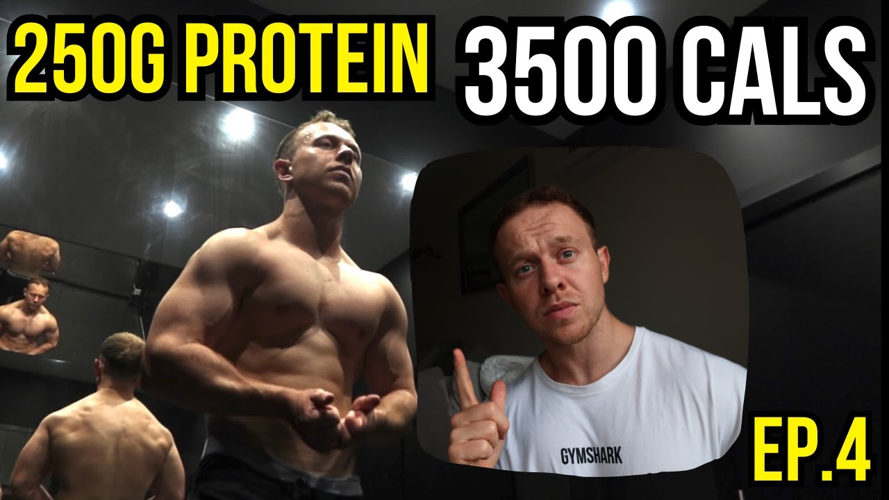 WHEN To Stop Bulking? Full Day Of Eating 250G PROTEIN | NATTY Bulking ...