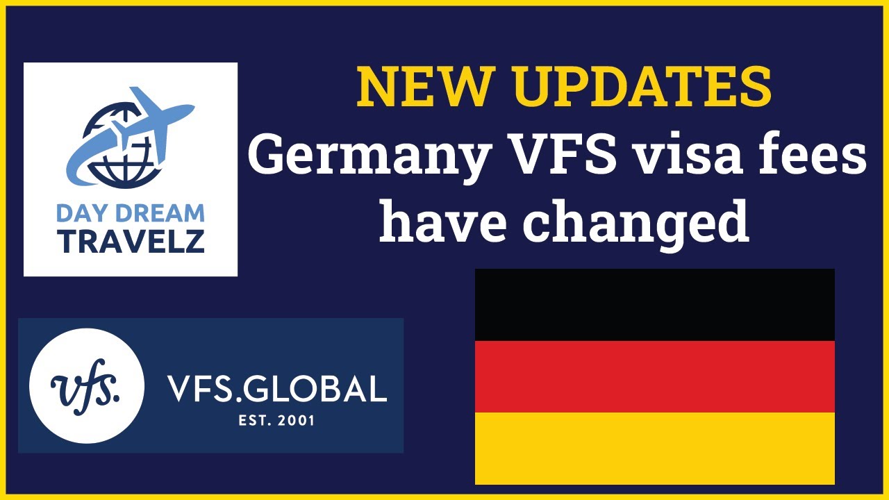 Germany VFS visa fee have changed - YouTube