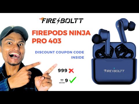 Fireboltt "Firepods Ninja Pro 403" TWS | Fireboltt Discount Coupon Code - YouTube