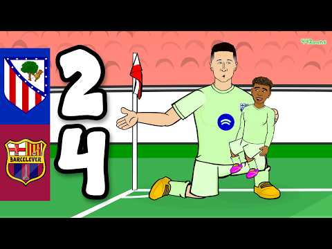 ATLETICO MADRID 2 vs 4 FC BARCELONA🔥 Remontada!  (Highlights La Liga Yamal Lewandowski Torres)