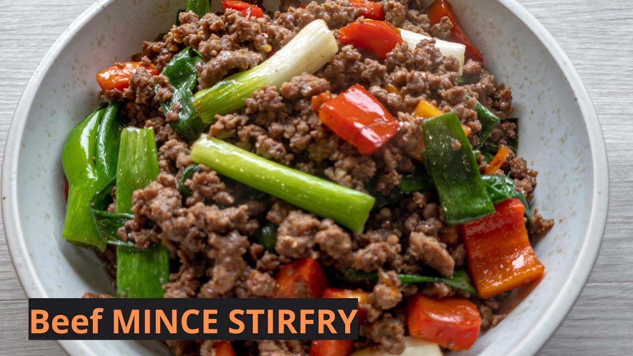 How to make easy GROUND BEEF STIR FRY. Delicious Mince beef stirfry ...