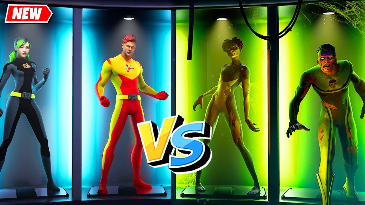 Old VS New: Zombie Fallen Heroes VS Boundless Heroes in Fortniteシ - YouTube