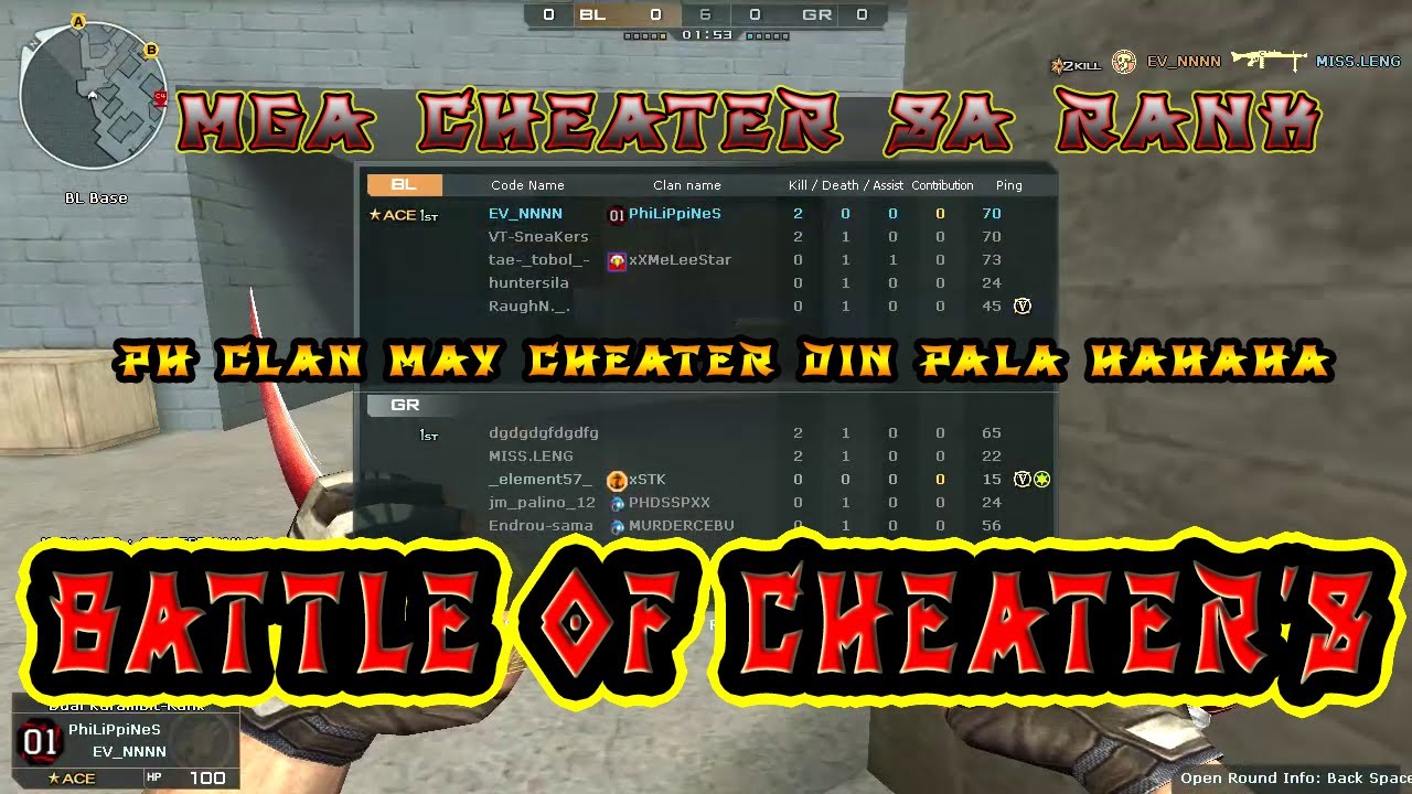 CROSSFIRE PHILIPPINES (RANK MATCH) PURO CHEATER KASAMA FOTA - YouTube