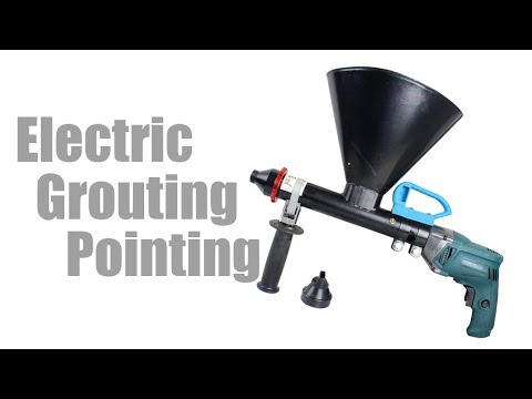 MSG-5 Portable Mortar Grouting Electric Pointing Gun - YouTube