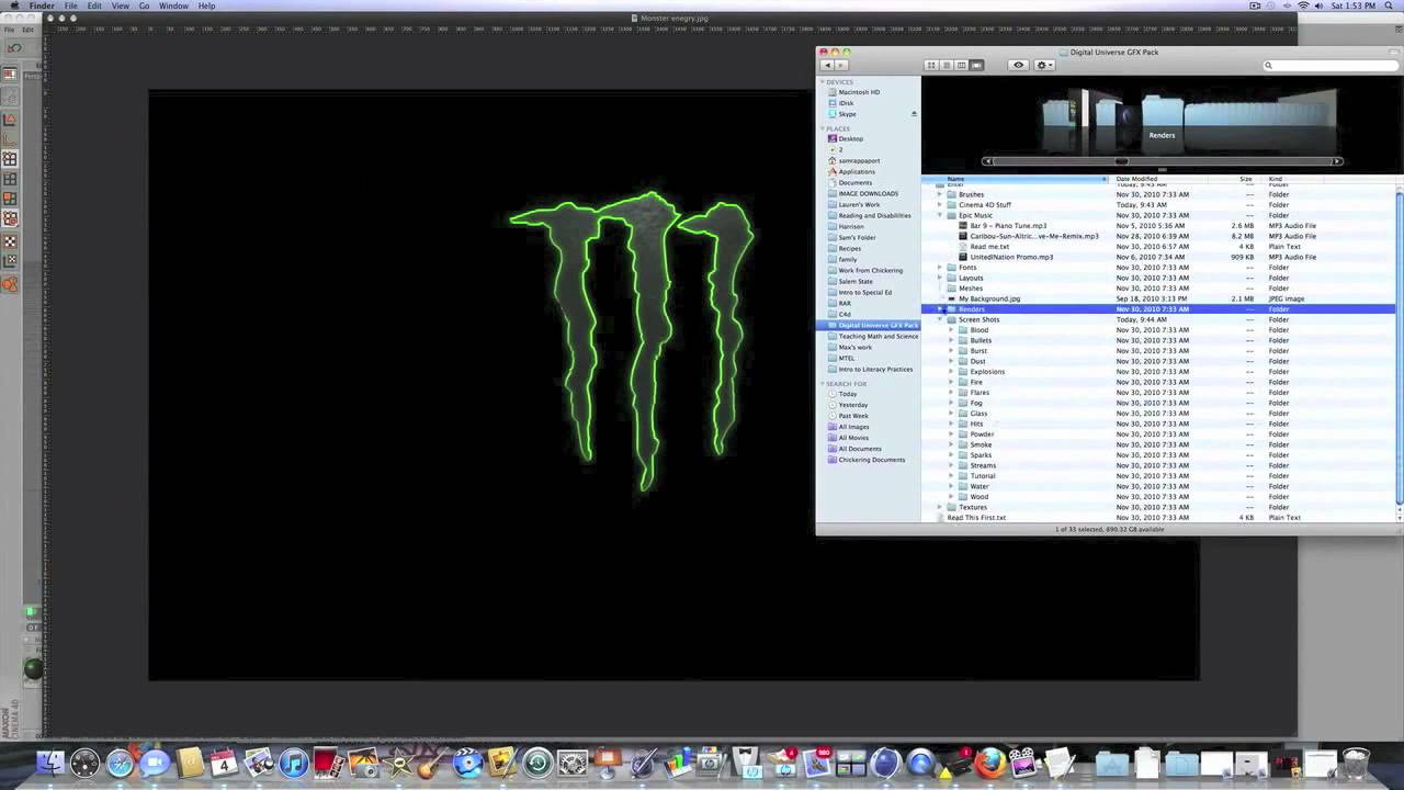 Monster Energy Speed Art // RazerArts - YouTube