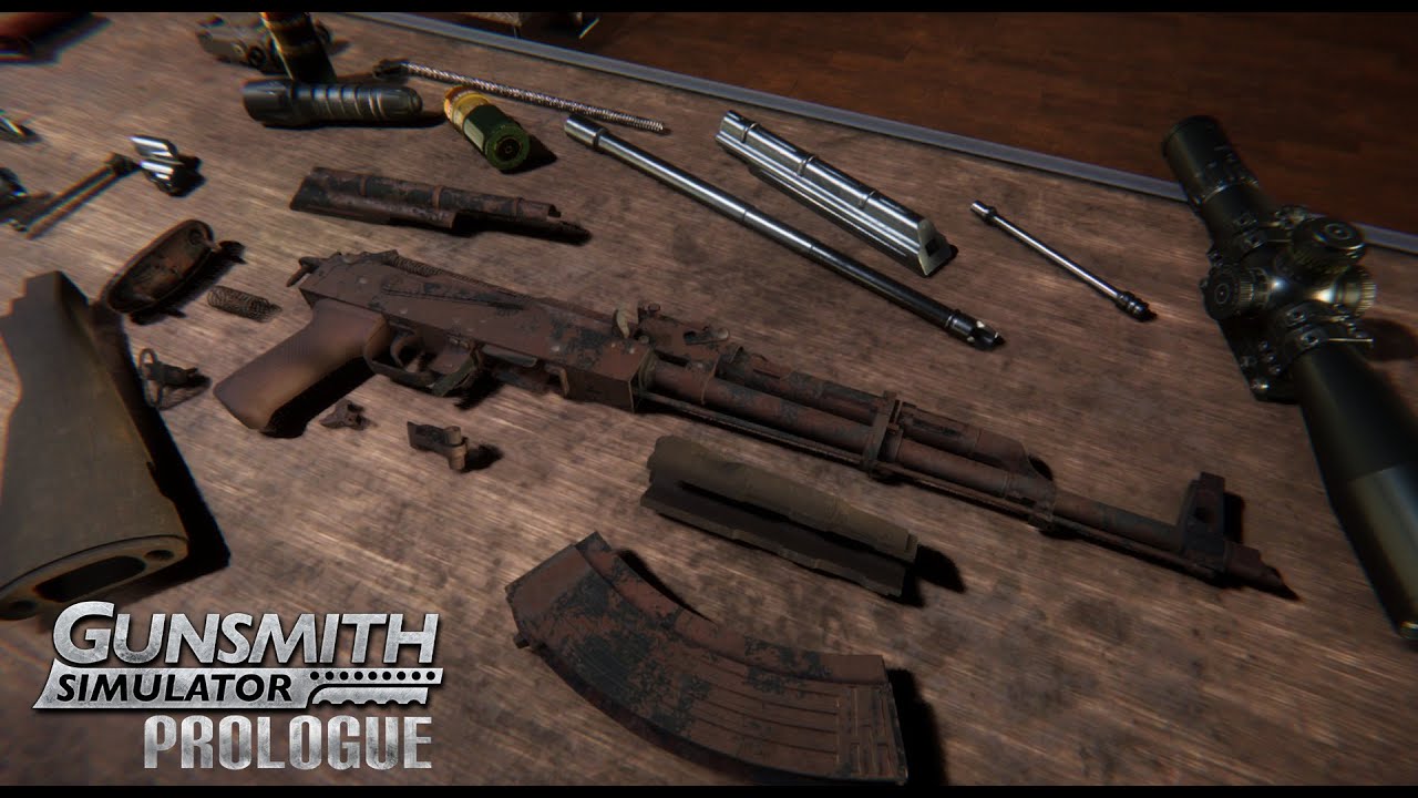 Первый взгляд на игру!!! Gunsmith Simulator Prologue - YouTube