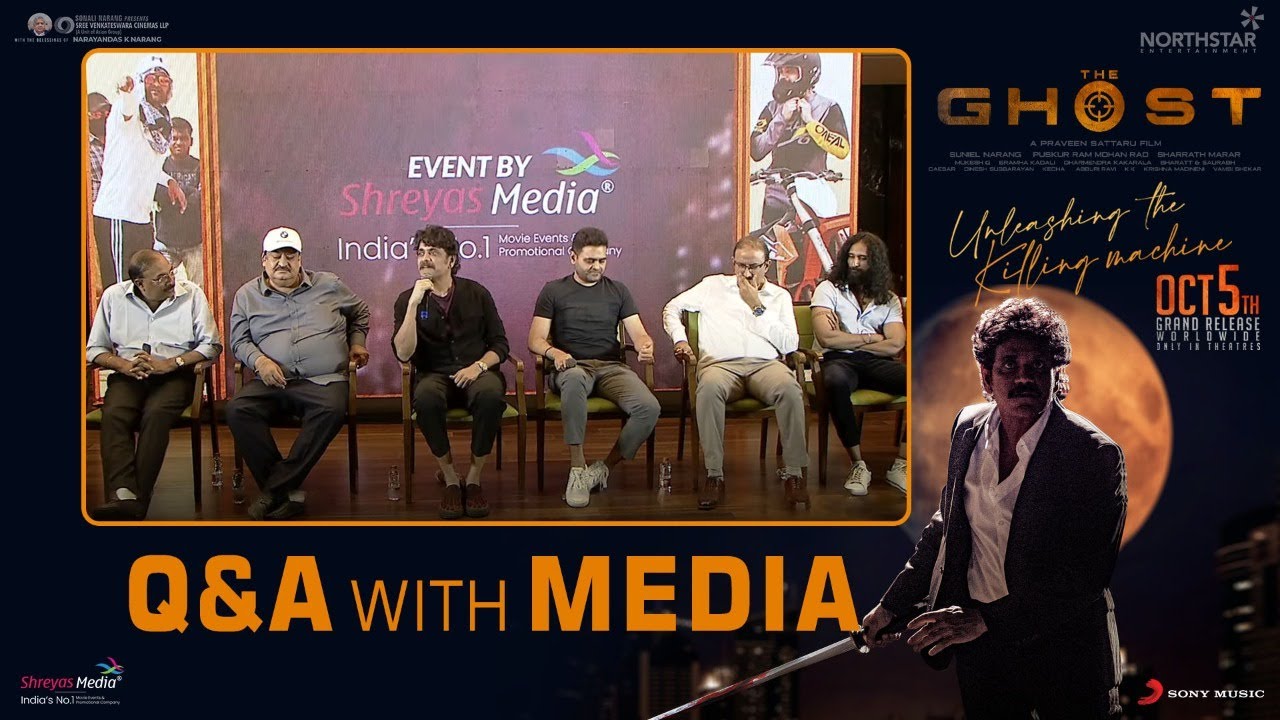 Q&A with Media @ The Ghost Killing Machine Unleashing Event | Shreyas ...