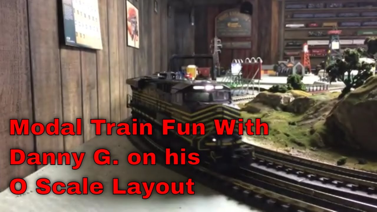 Modal Train Fun With Danny G on his O Scale Layout - YouTube