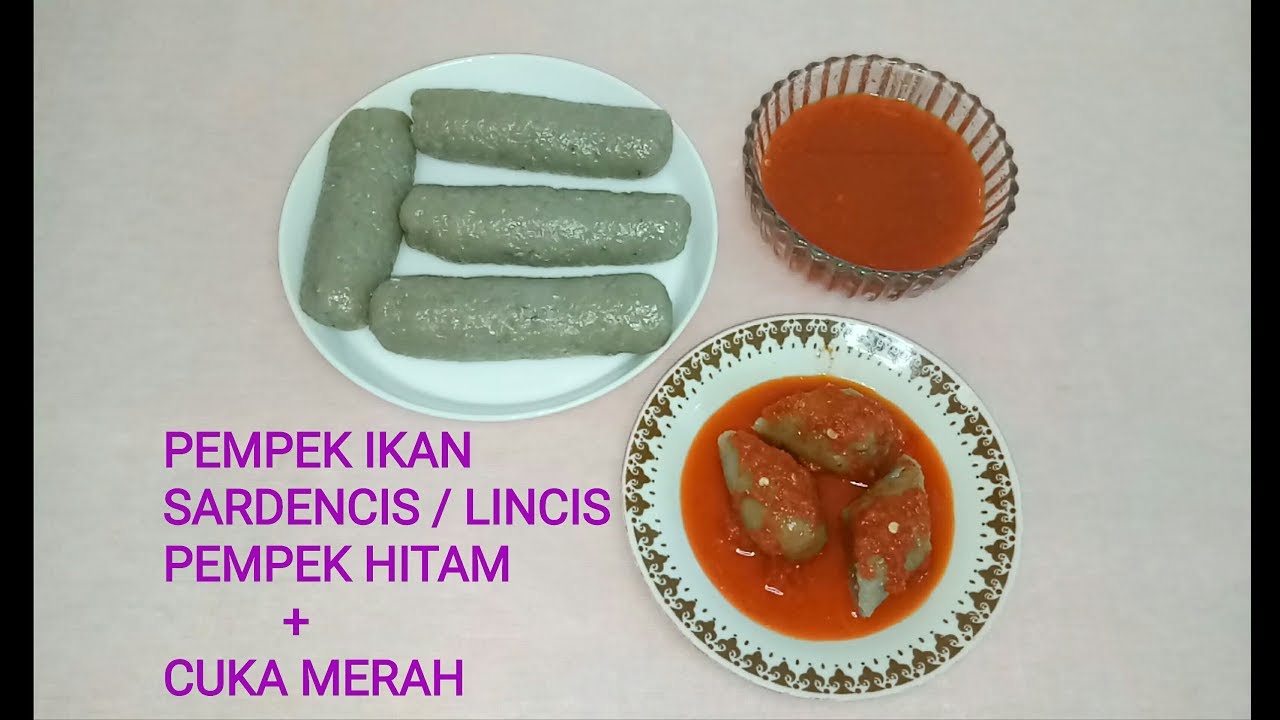 PEMPEK IKAN SARDENCIS/DENCIS~PEMPEK HITAM~CUKA MERAH... MAKNYUSSS ...