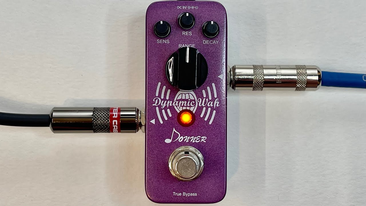 Donner Auto Wah Audio Demo Cheap Amazon Prime Pedal! Pedal demo Clean ...