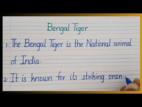 Tiger|How to improve handwriting|Beginners handwriting|1 page ...