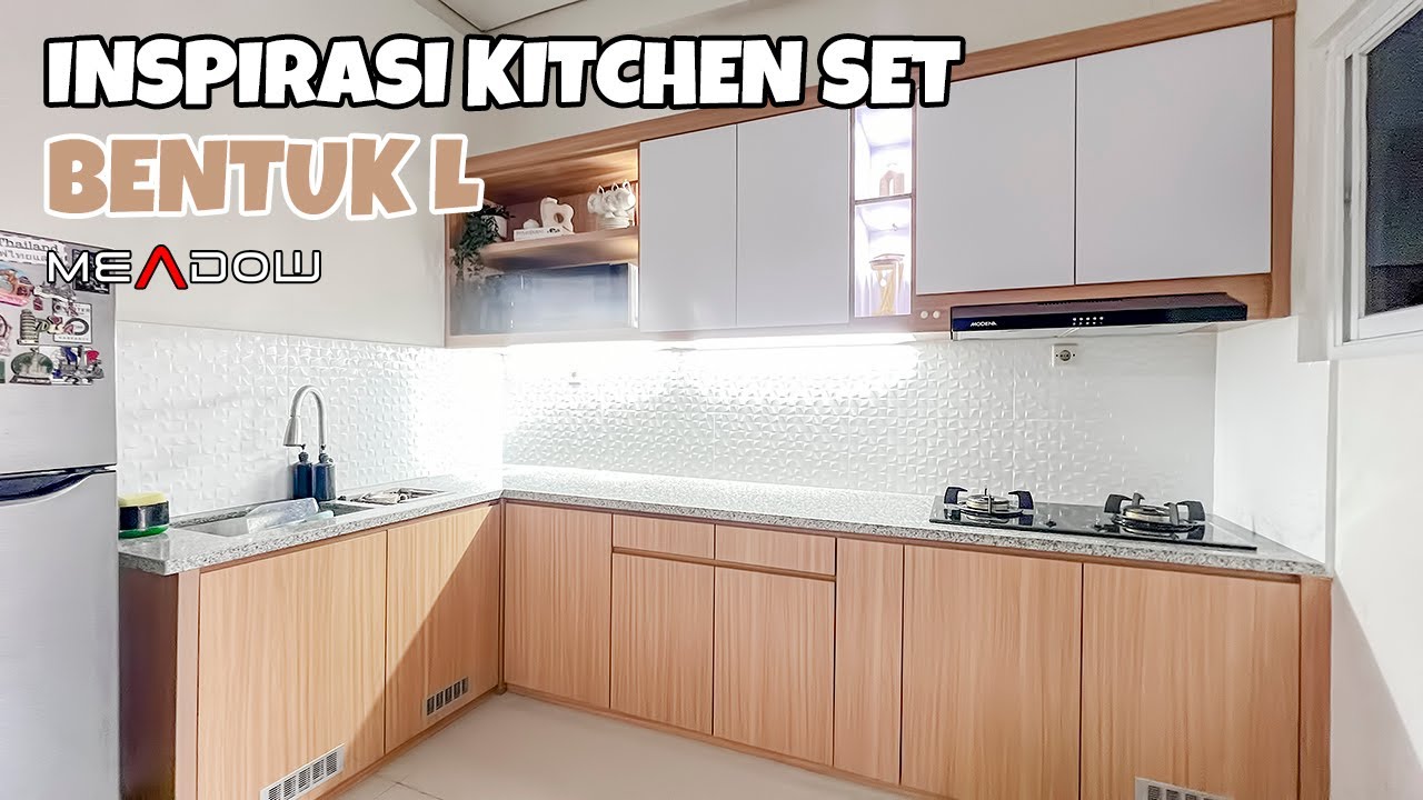 Inspirasi Kitchen Set L Shape - YouTube