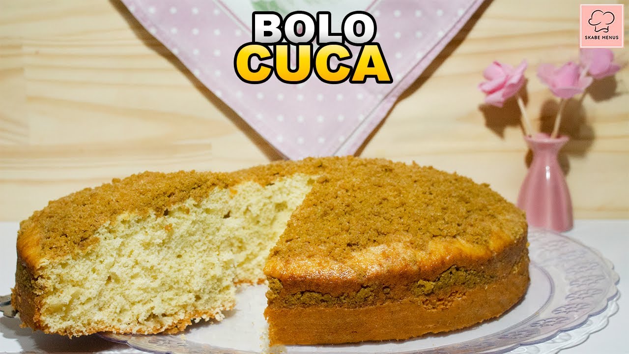 CUCA SIMPLES e RÁPIDA! UM BOLO FÁCIL, DELICIOSO e CROCANTE! - YouTube