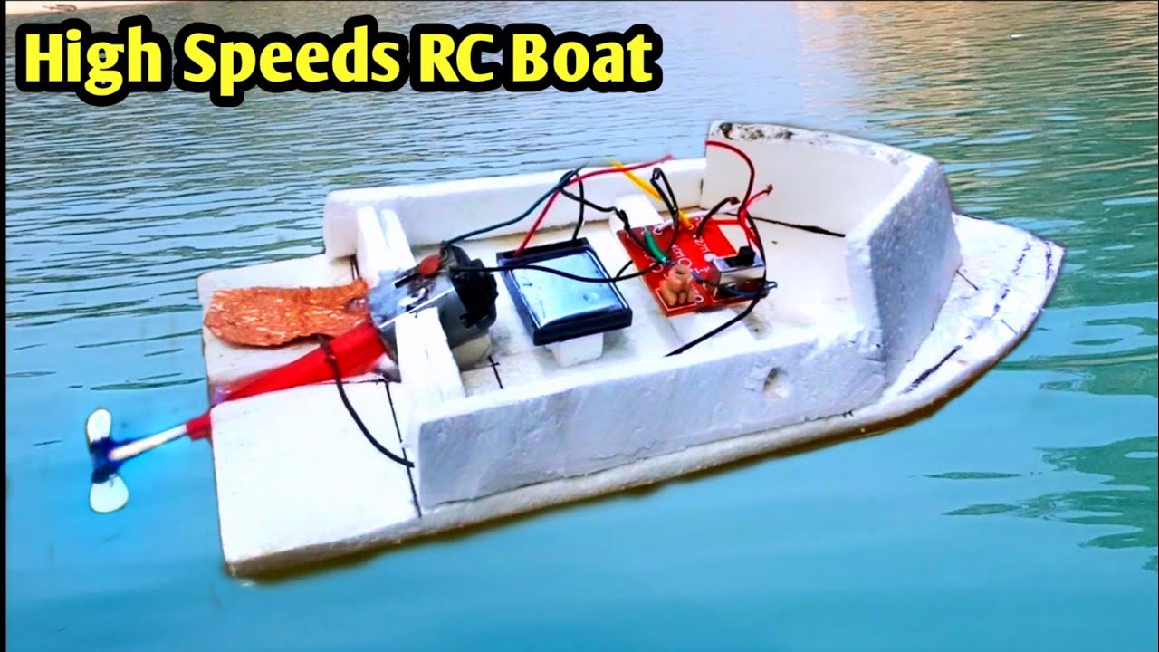 How To Make Mini RC Boat | Akash All Bangla tech - YouTube