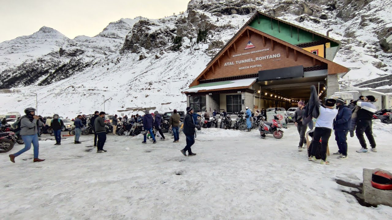 Manali to Atal Tunnel: Crossing the World's Highest Highway Tunnel ...