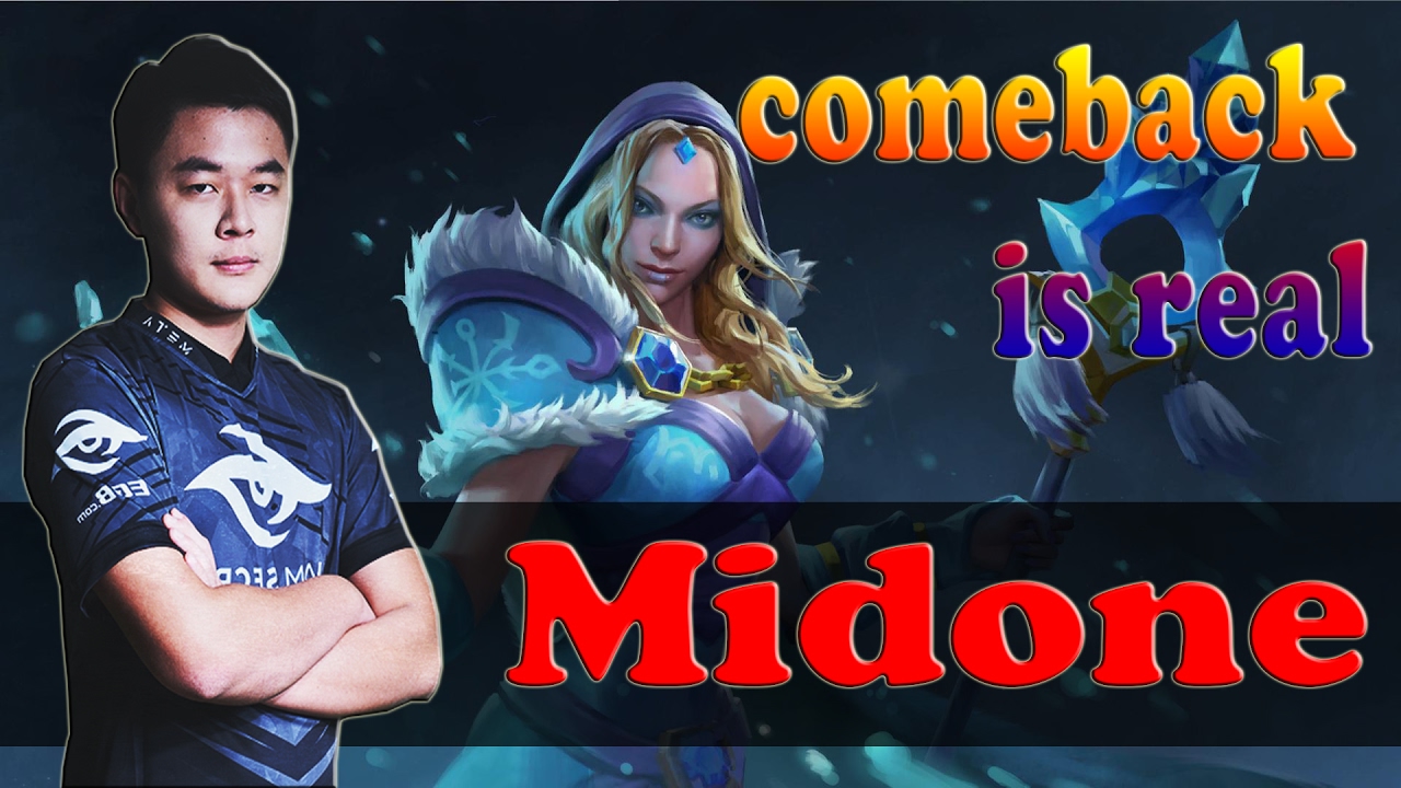 Secret Midone Crystal Maiden ! We lost GG.... No,comeback is real ...