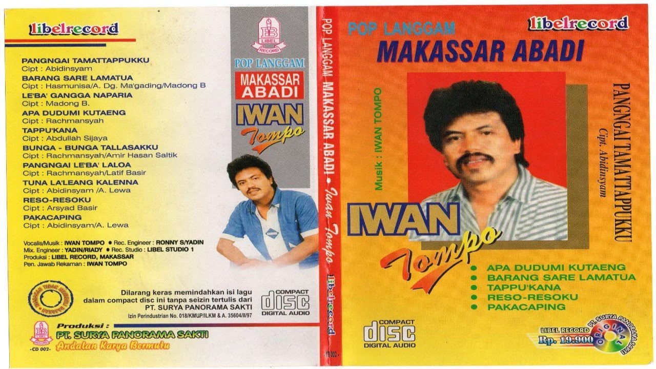 10 POP LANGGAM MAKASSAR ABADI IWAN TOMPO ( Official Musik oleh LIBEL ...