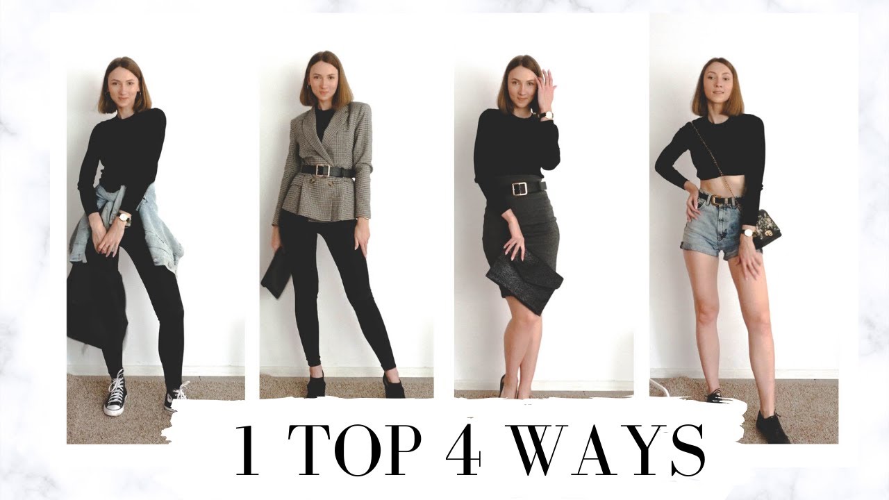 1 TOP 4 WAYS | How To Style 1 Shirt For 4 Different Occasions - YouTube