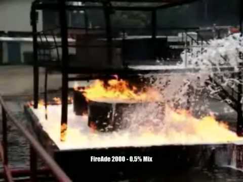 FireAde 2000 al 0,5% Media Expansión Prácticas de bomberos en Seganosa ...