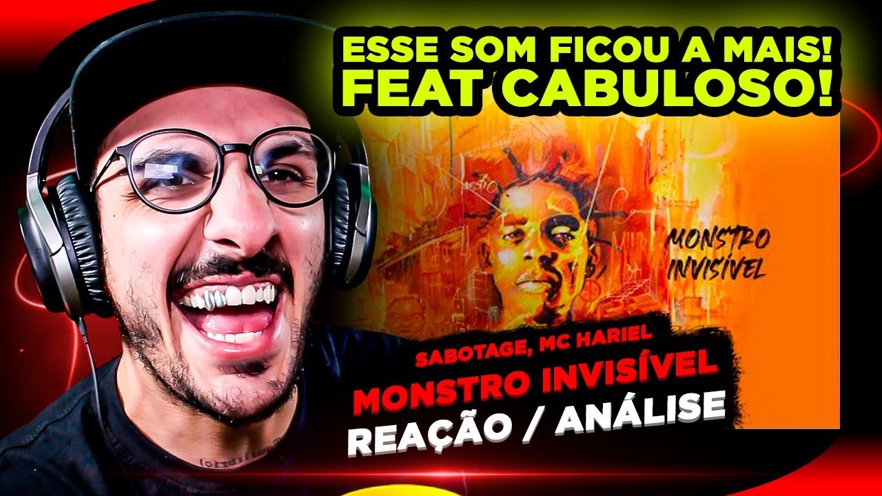 SOM PESADÍSSIMO! Sabotage ft. MC Hariel - Monstro Invisível [Reação ...