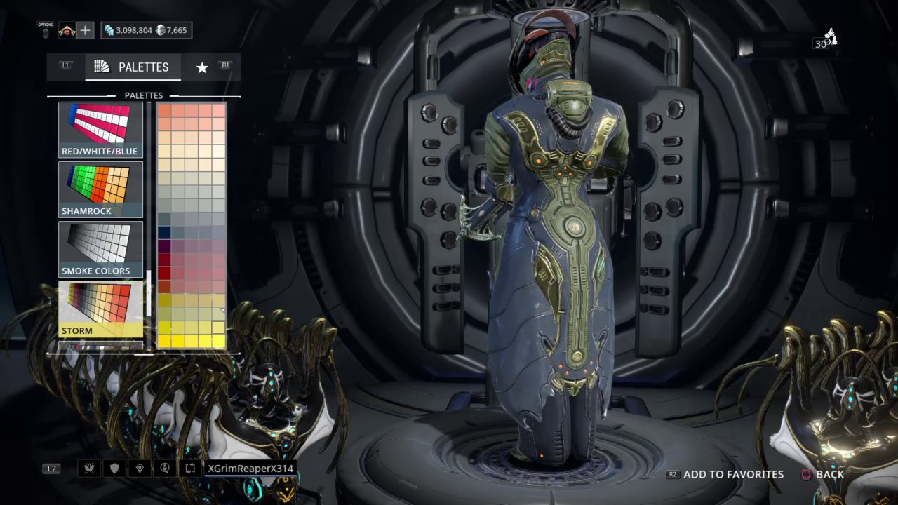Frost Grost Color Scheme - Warframe PS4 - YouTube