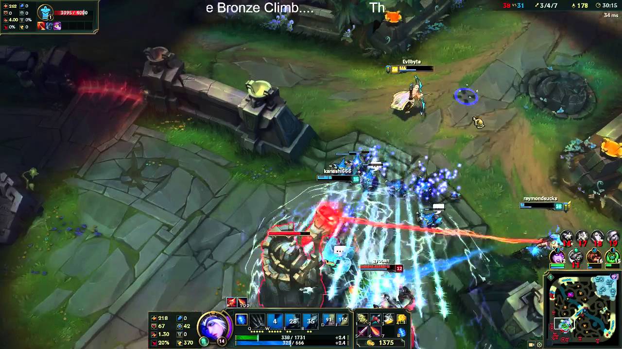 League of Legends - Bronze League Ranked! 6.2! - YouTube