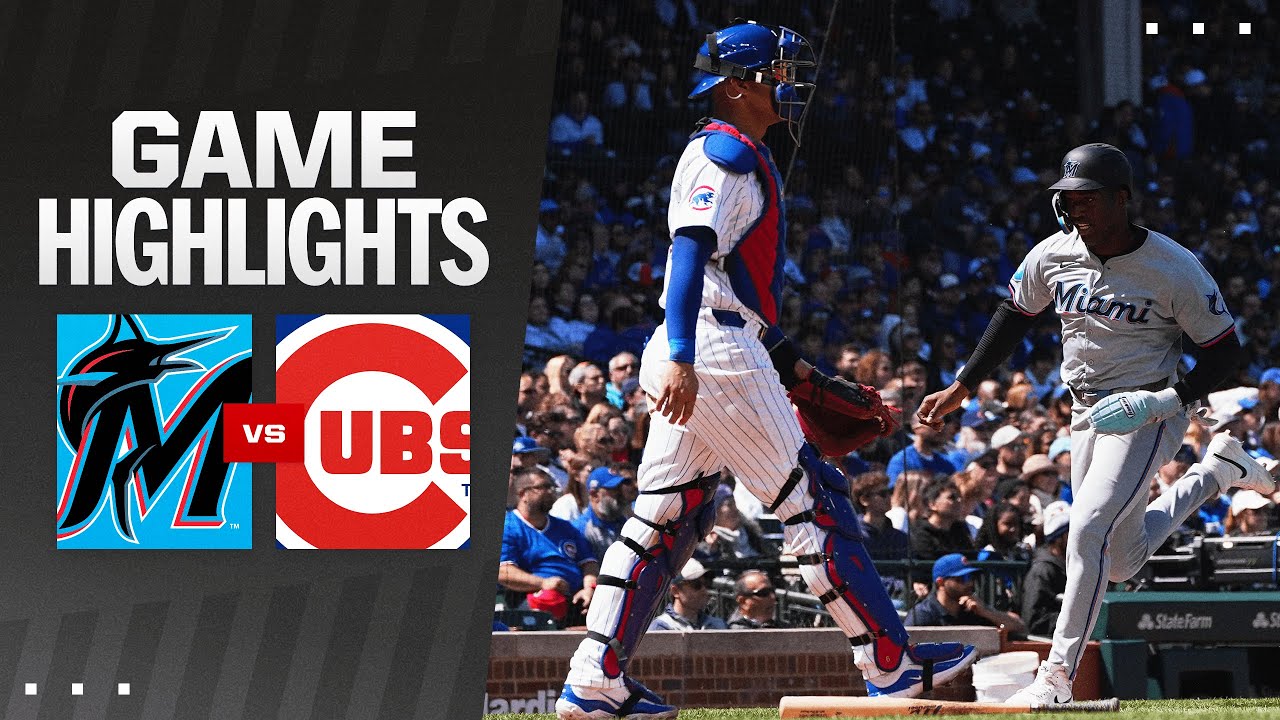 Marlins vs. Cubs Game Highlights (4/21/24) | MLB Highlights - YouTube