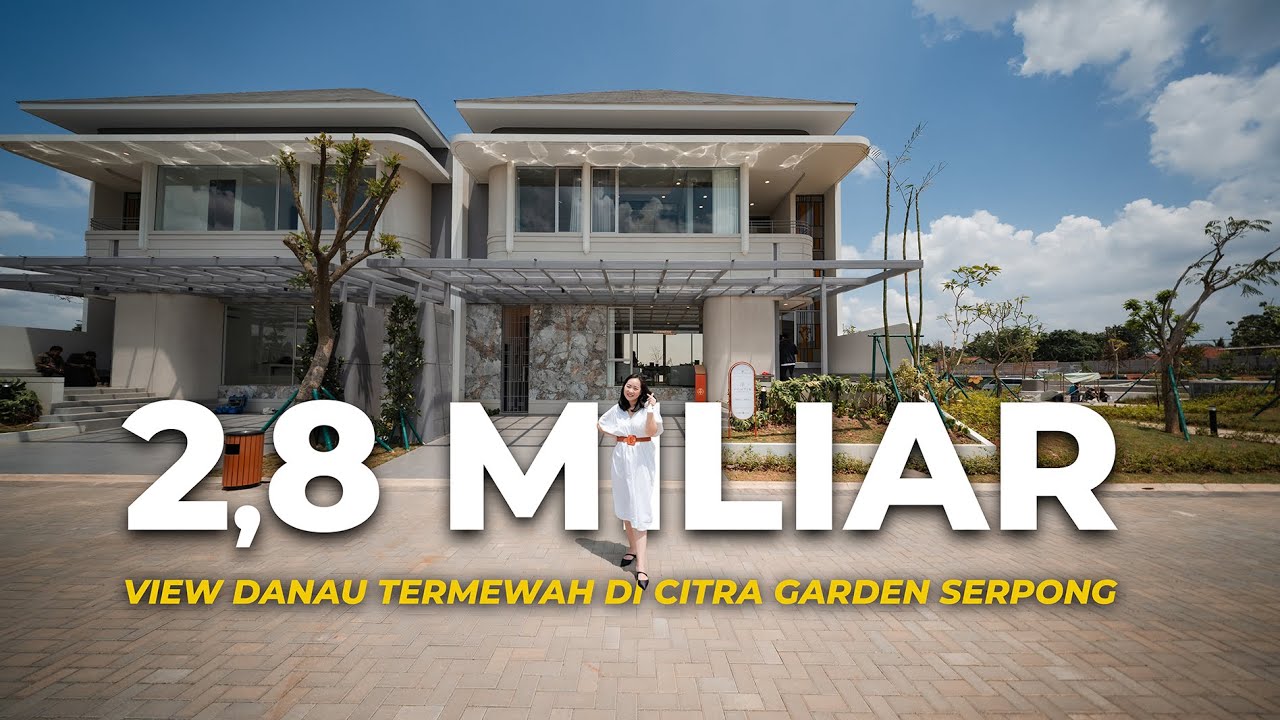 Rp 2.8M | Rumah View Danau | Citra Garden Serpong Lacovia - YouTube